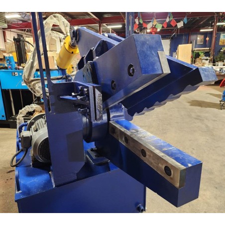 63 Ton Hydrualic Alligator Shear with Hold Down Arm - Bluedog