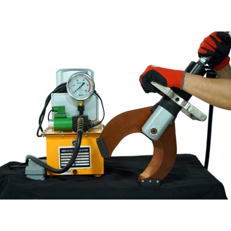 Portable cable cutter for scrap wire - BWS-CC120 cable cutting machine