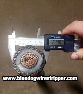 How to scrap XLPE copper cable